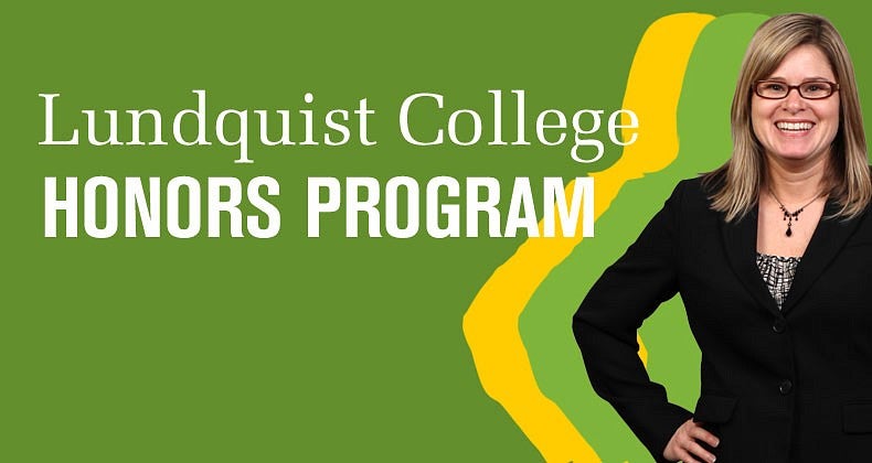 Bauer Heads Honors Program | Lundquist College of Business